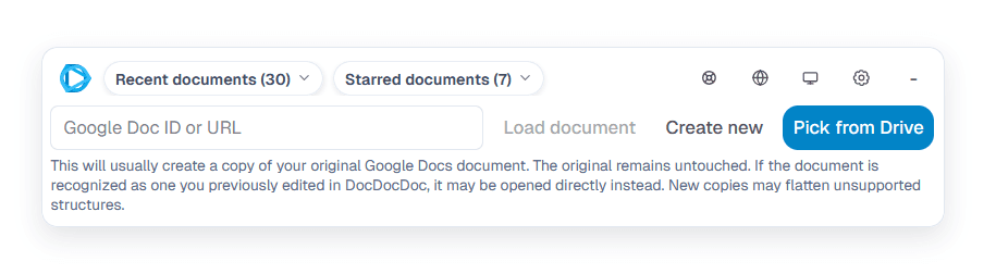 Google Docs Side by Side Editor for Wide-Screen Writing